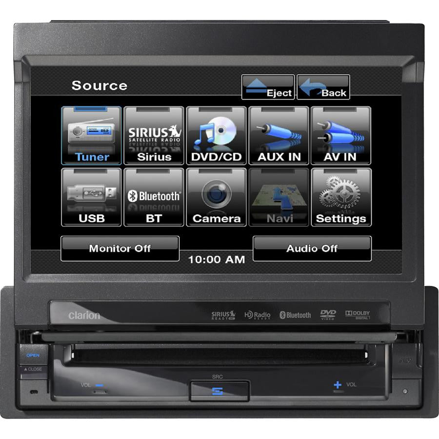 Clarion VZ401: 7" Touchscreen DVD Receiver with Bluetooth – Santa ...