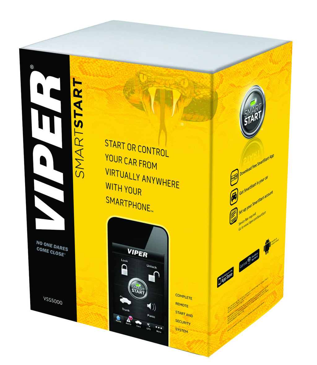 Viper VSS5000 Smartstart Remote Start and Alarm for iPhone Android ...